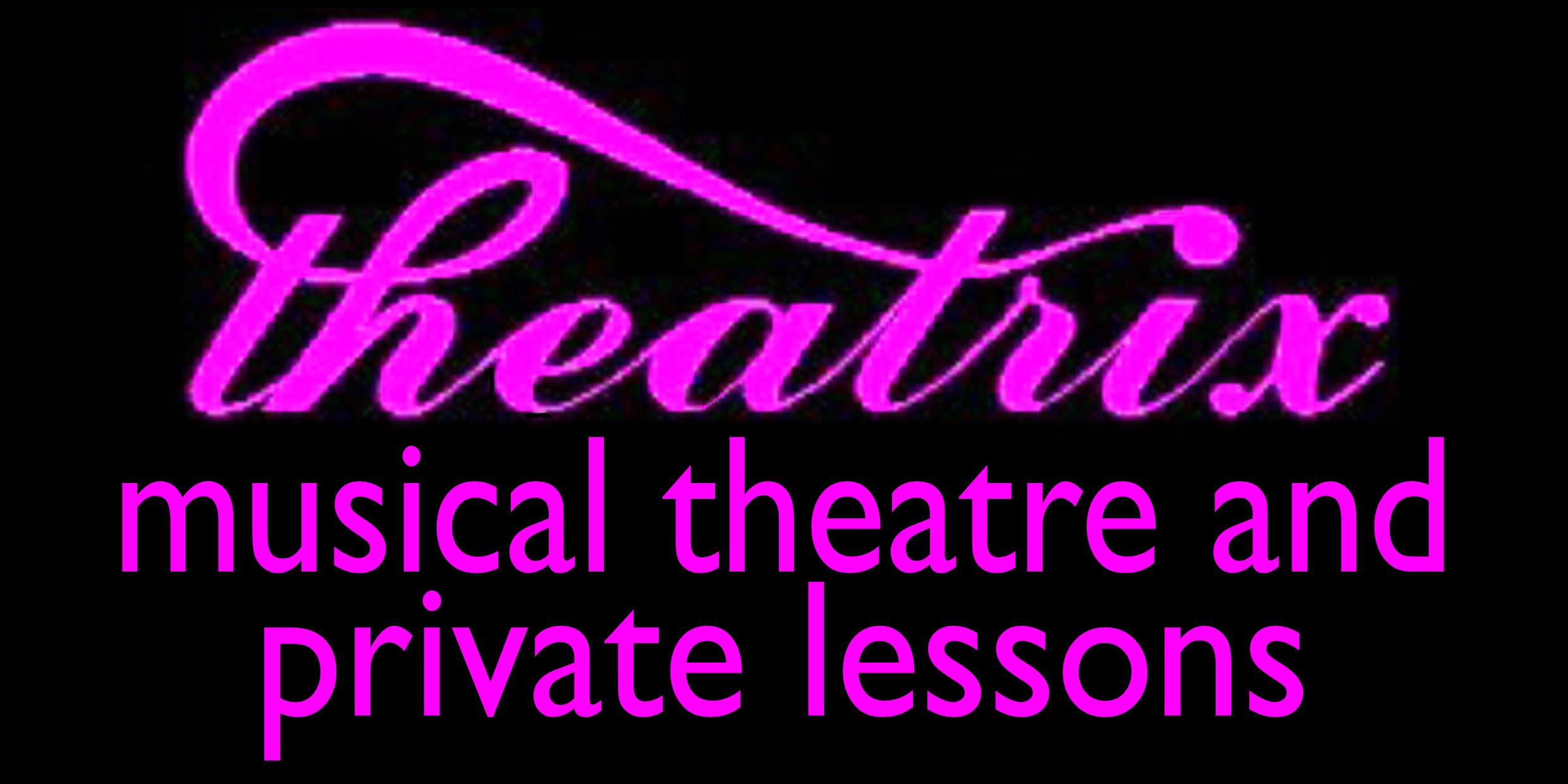 Our schedule | Theatrix Productions musical theatre classes and private ...